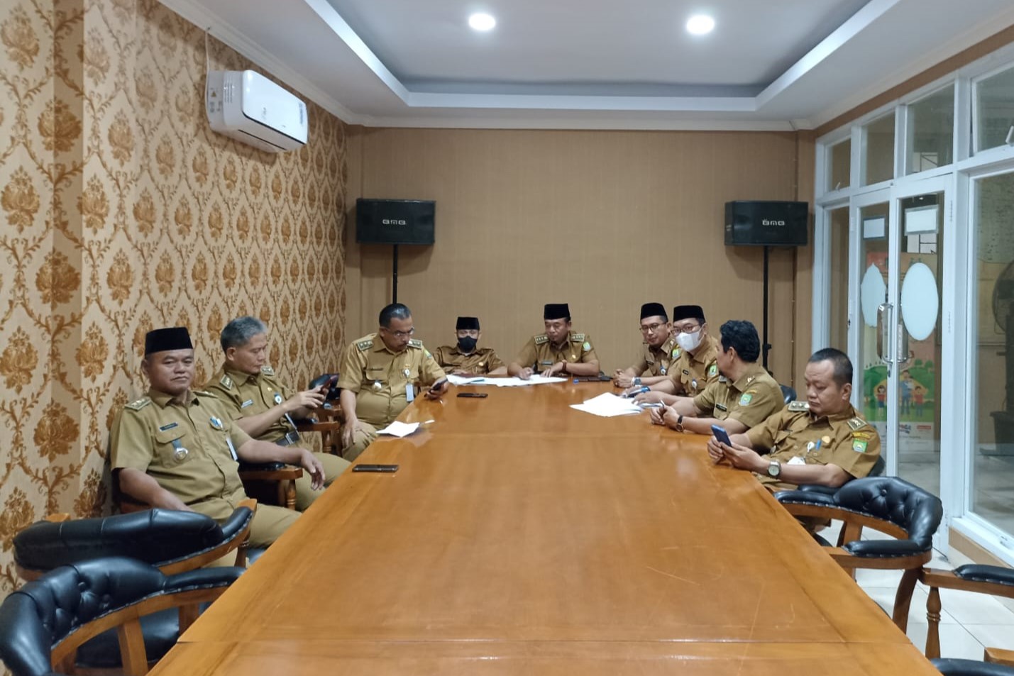 KEC CILEDUG | Rapat Evaluasi Kewilayahan Secara Virtual